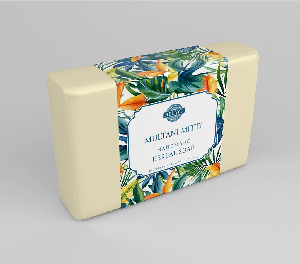Herbal Soap with Multani Mitti – Helayu