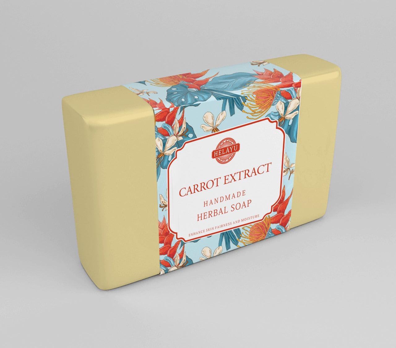 Herbal Soap with Carrot Extract – Helayu